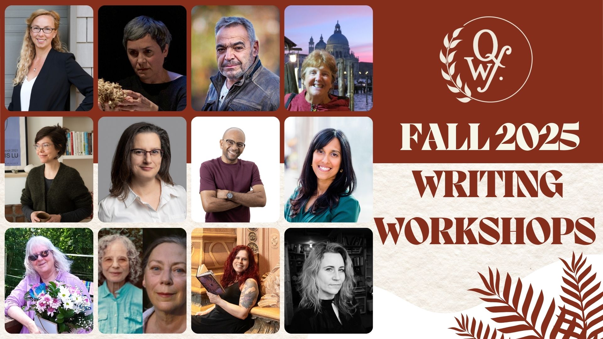 Fall 2025 Workshops: Now Open for Registration! - Quebec Writers ...