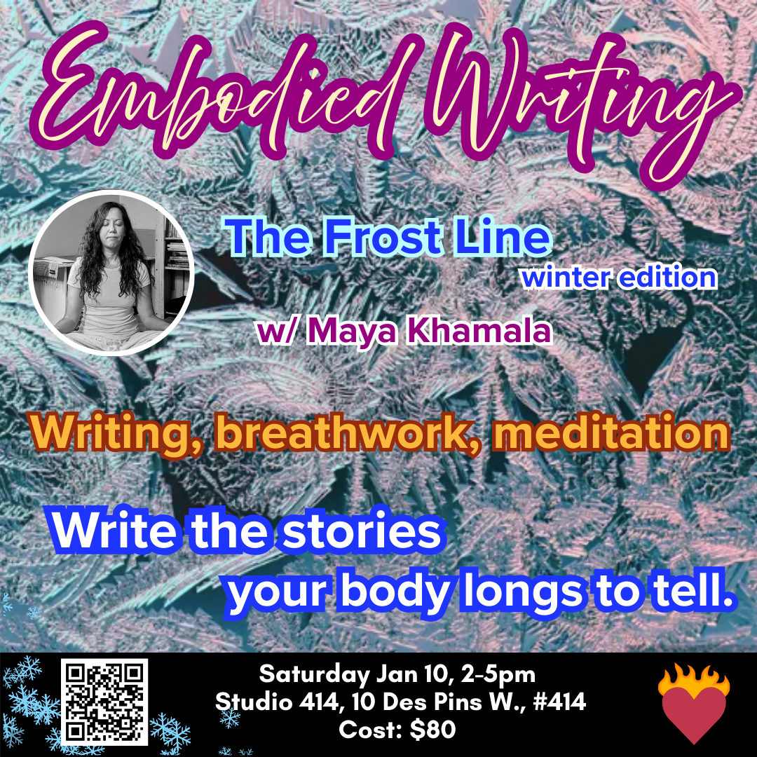 Embodied Writing - The Frost Line (winter edition) - Quebec Writers ...